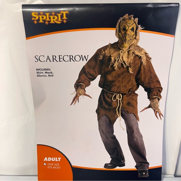 Spirit | Other | Scarecrow Mens Halloween Costume Os 4 | Poshmark